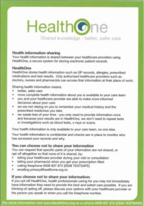 Manage My Health - online access to your health information